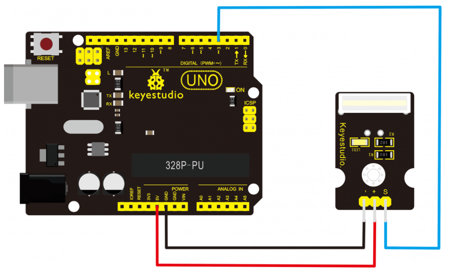 KS0024 keyestudio Knock Sensor Module — keyestudio WiKi documentation