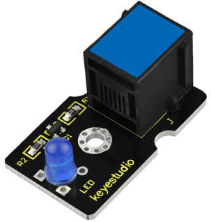KS0227 keyestudio EASY plug Blue LED Module — keyestudio WiKi documentation