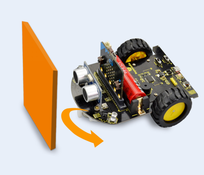 Project 7 Ultrasonic Obstacle Avoiding Car — keyestudio WiKi documentation
