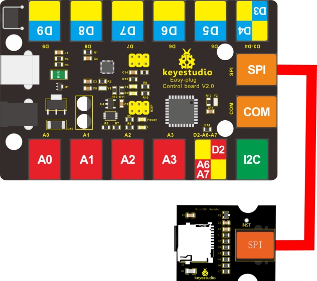 KS0467 EASY plug micro TF Card Read and Write Module — keyestudio WiKi ...